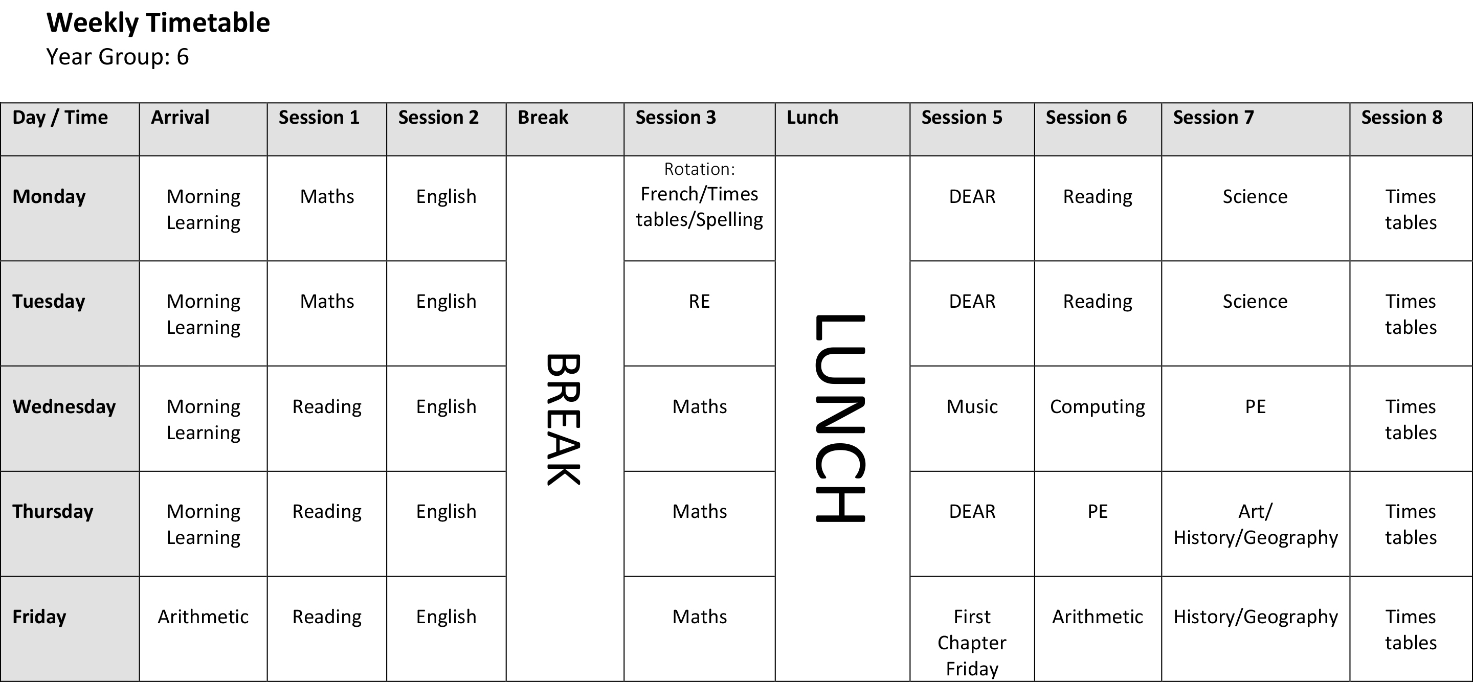 Year 6 | Year Groups | Curriculum | Avonwood Primary School